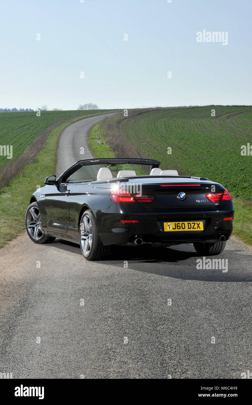 2011 BMW 640i 6 Series convertible premium German car Stock Photo - Alamy