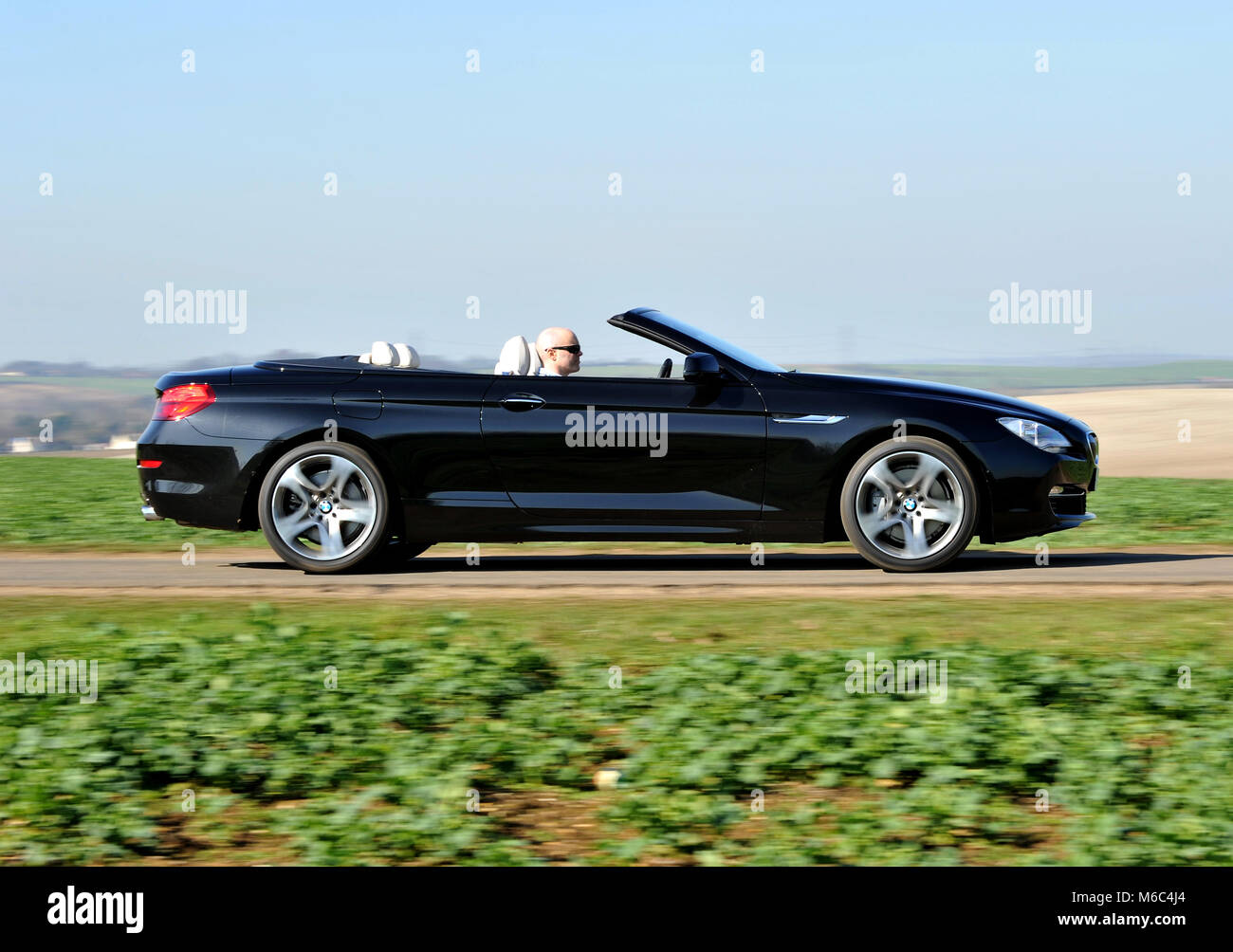 2011 BMW 640i 6 Series convertible premium German car Stock Photo - Alamy