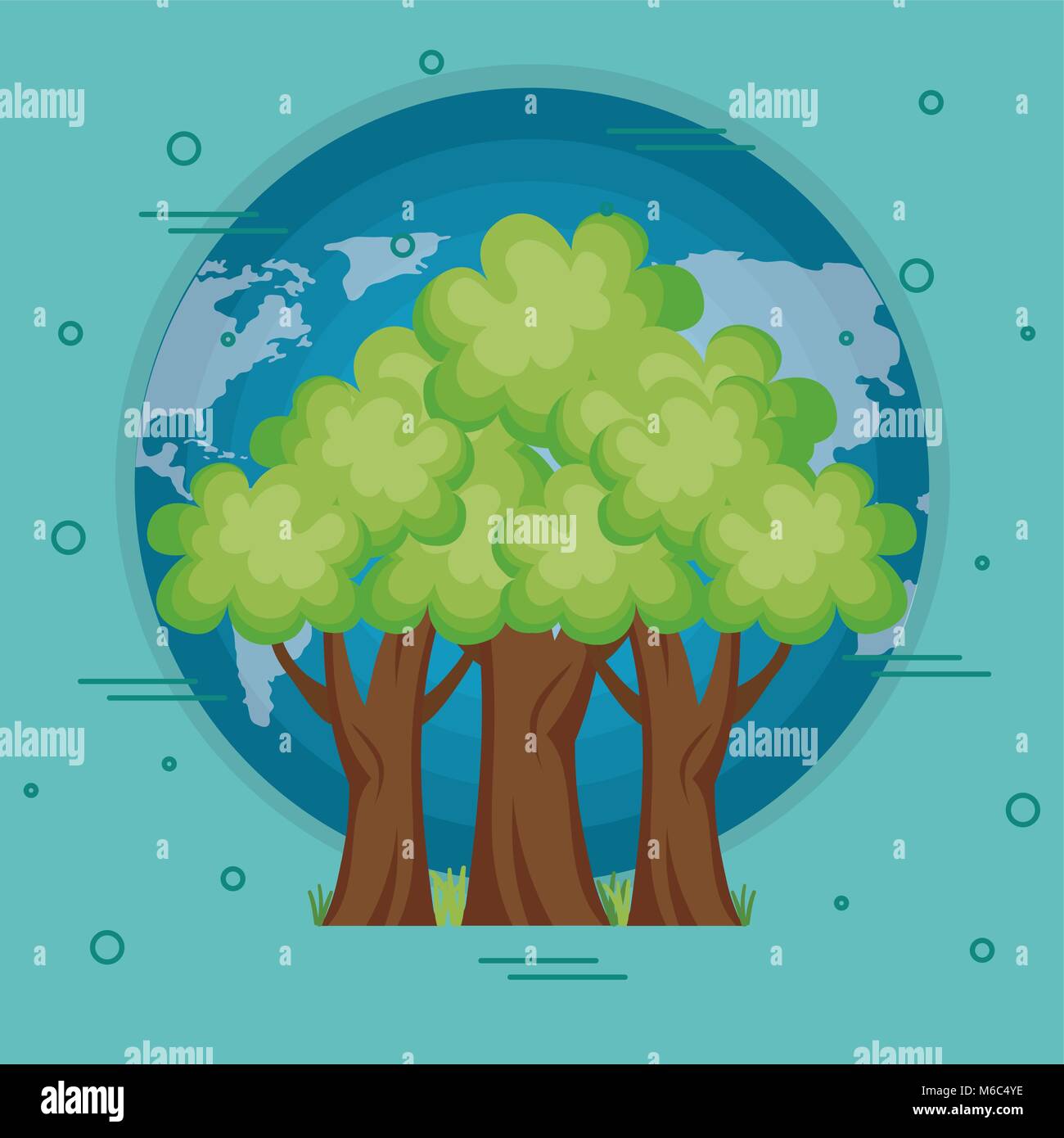 go green world planet Stock Vector Image & Art - Alamy