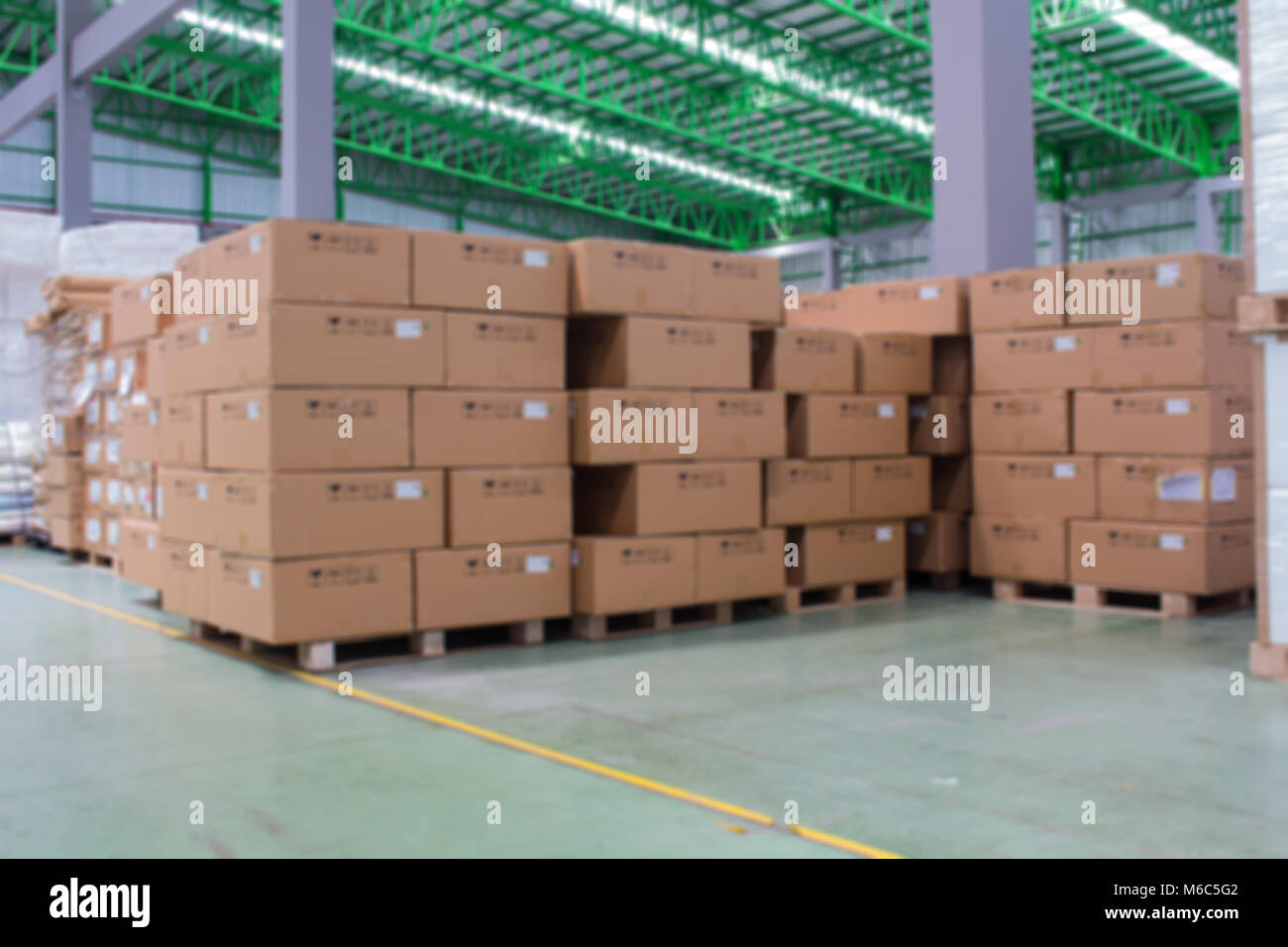 Stacked pallet in container hi-res stock photography and images - Alamy