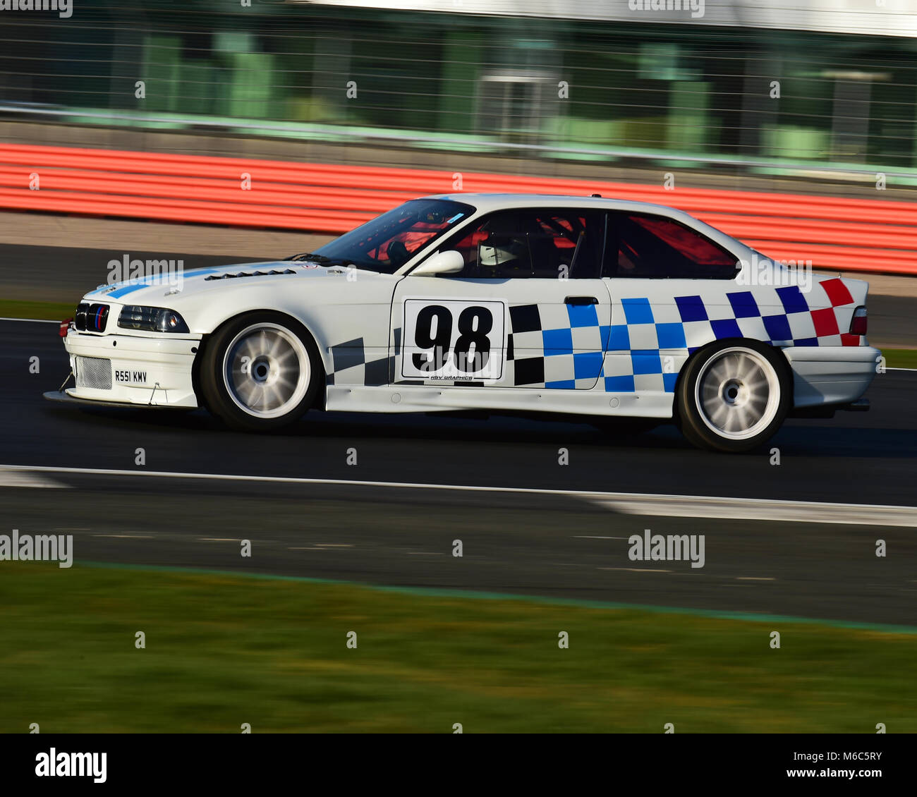 Geraint Owen, BMW M3 E36, VSCC, Pomeroy Trophy, Silverstone, 24th ...