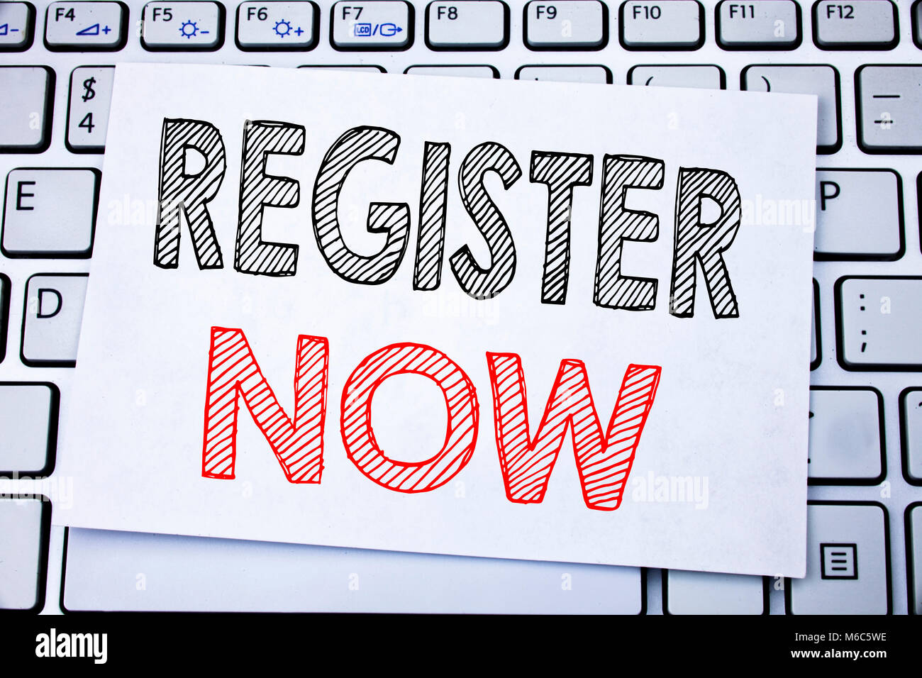 Handwritten text caption showing Register Now. Business concept writing ... Handwritten text caption showing Register Now. Business concept writing ...