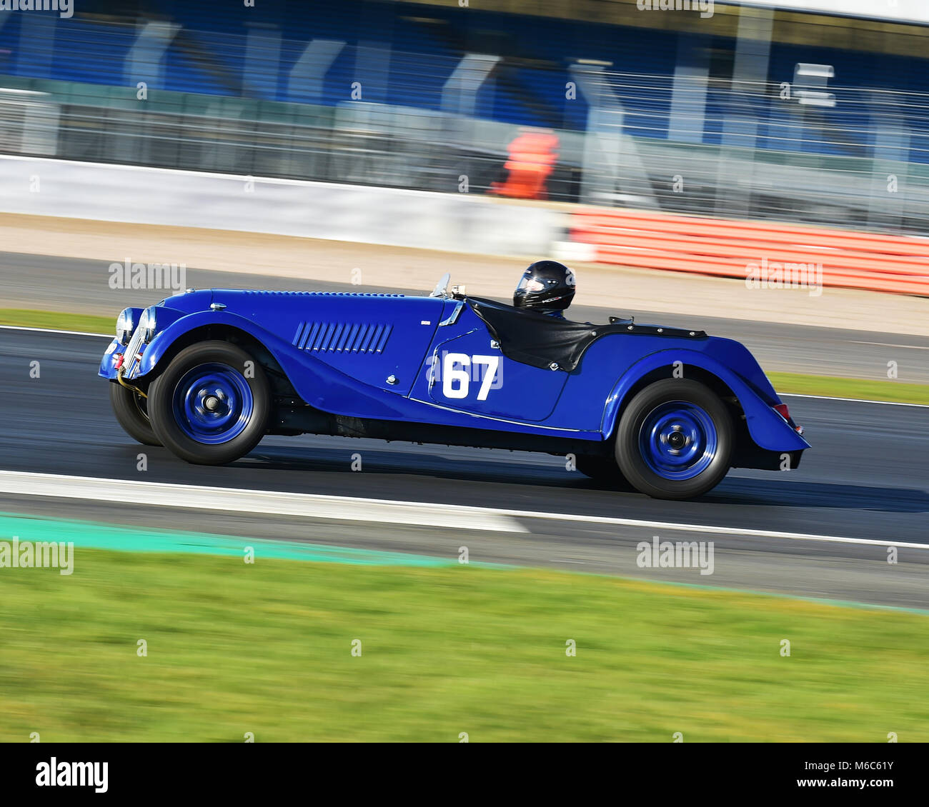 Edward Harvey, Morgan Plus 4, VSCC, Pomeroy Trophy, Silverstone, 24th ...