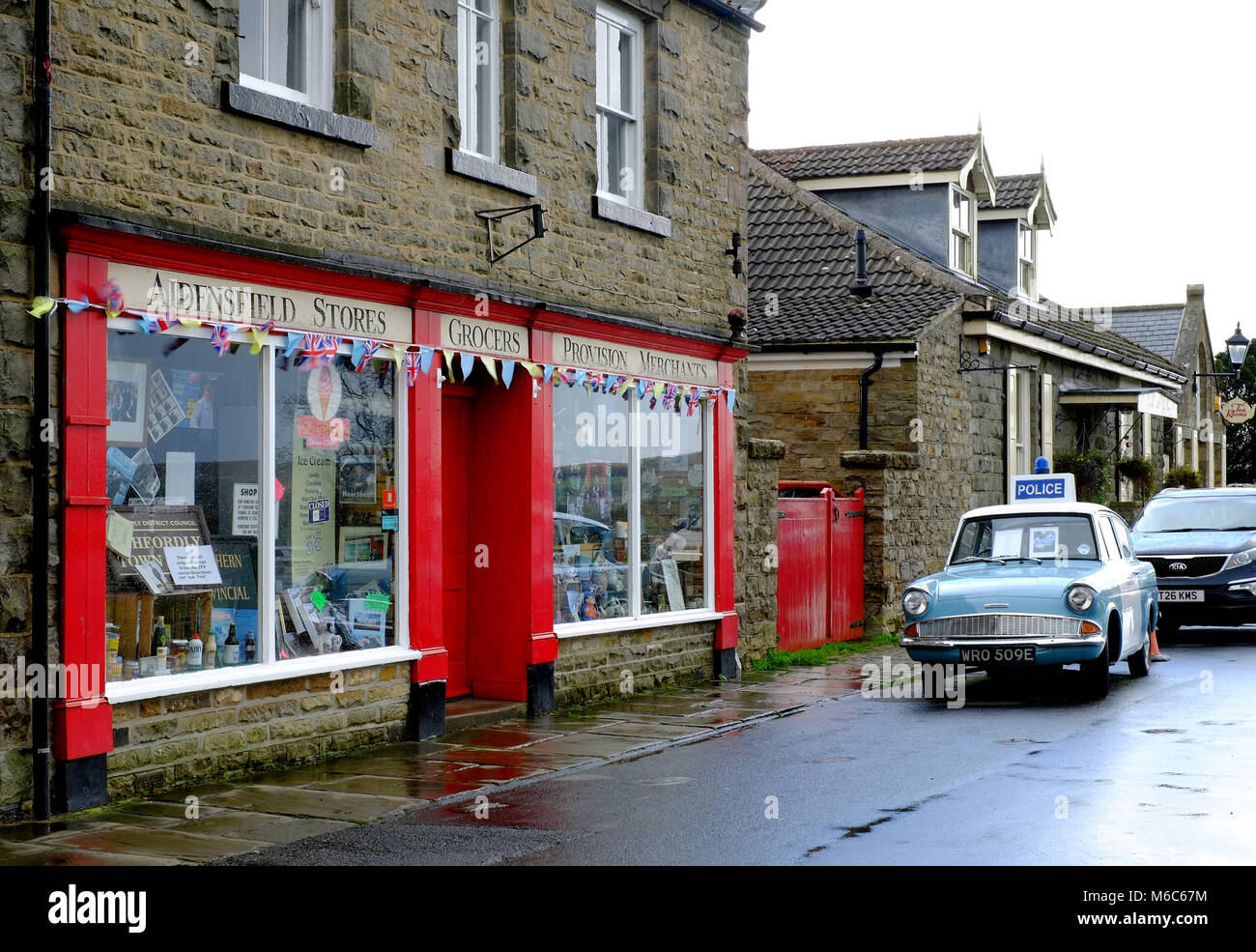 Aidensfield Stores, Goathland, North York Moors, Yorkshire Stock Photo ...