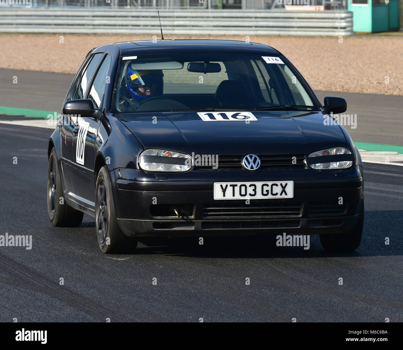 Sam Stretton, Volkswagen Golf, VSCC, Pomeroy Trophy, Silverstone, 24th ...