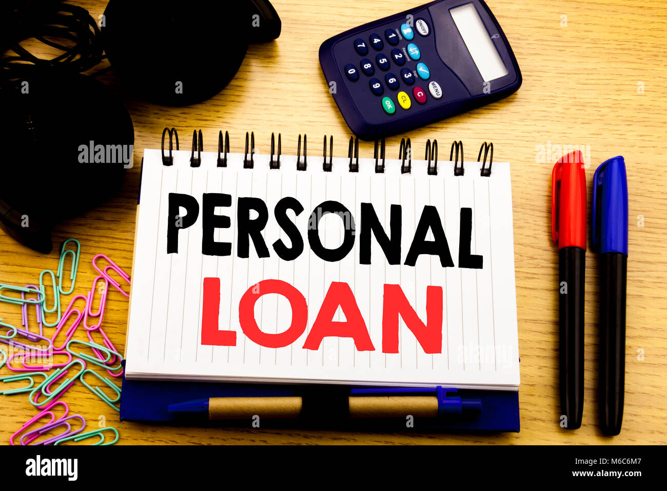 Conceptual hand writing text caption showing Personal Loan. Business ...