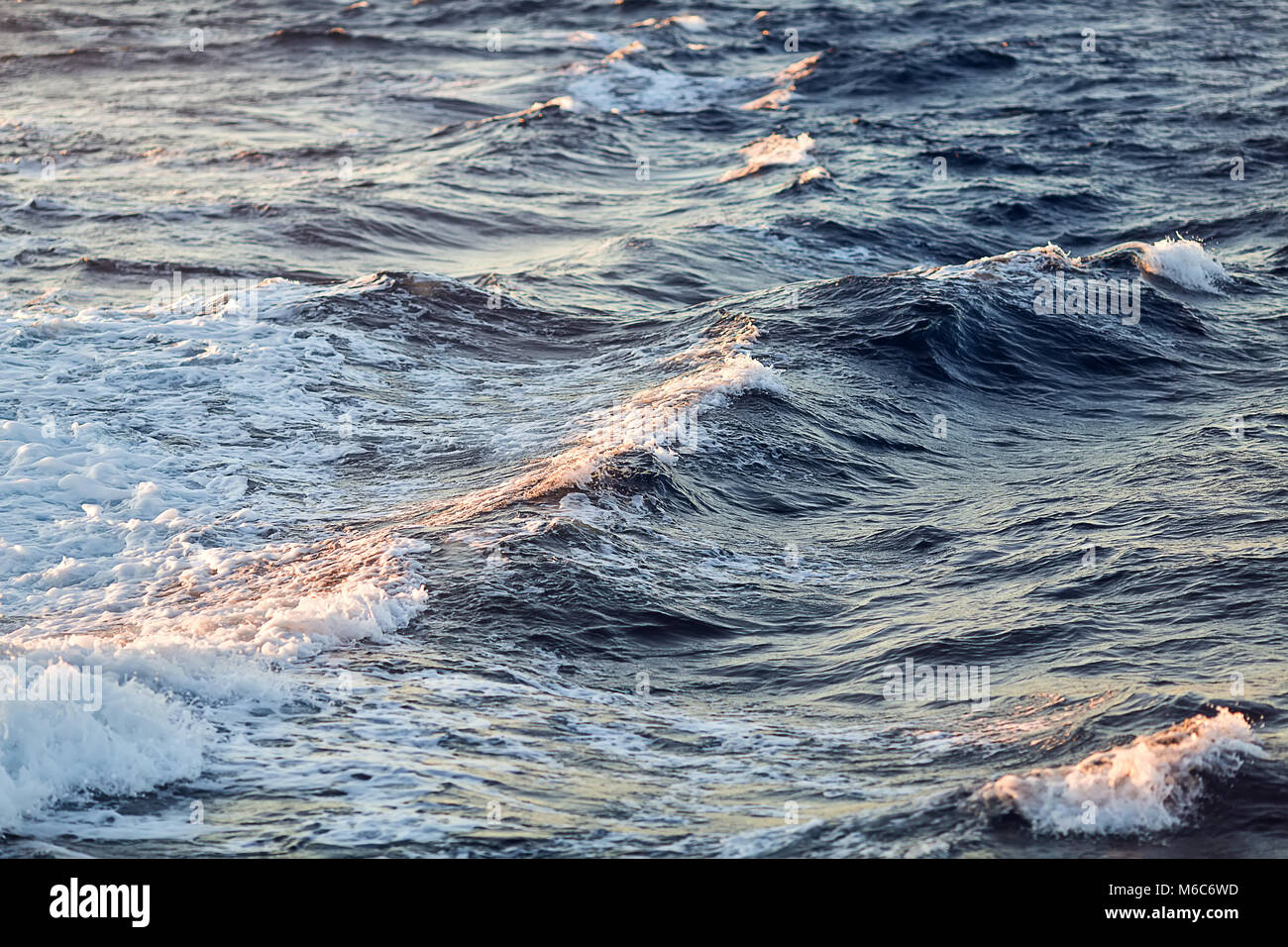 waves on the sea surface Stock Photo - Alamy
