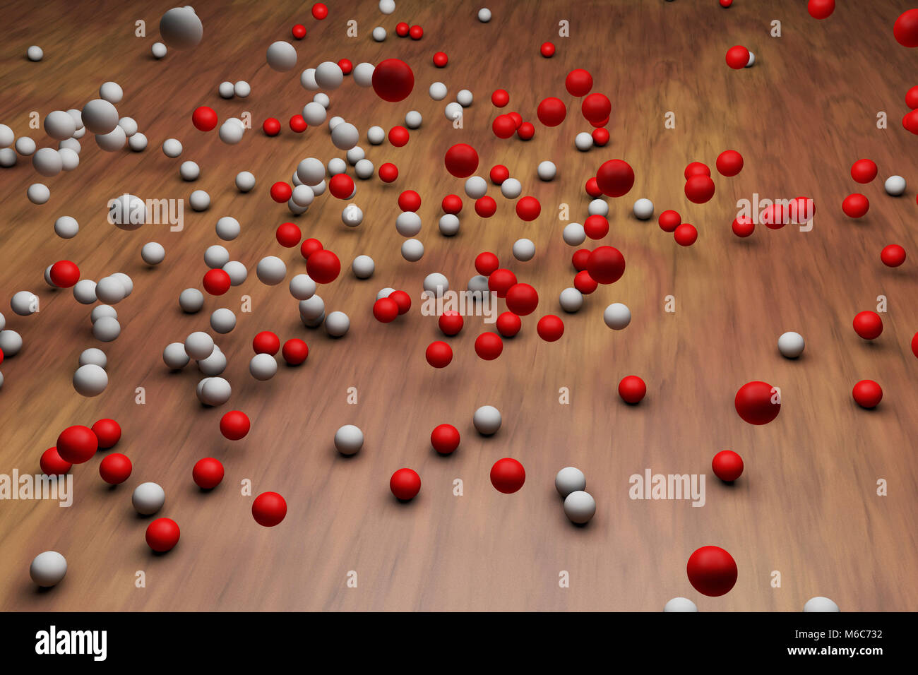 Many balls, confrontation Stock Photo - Alamy