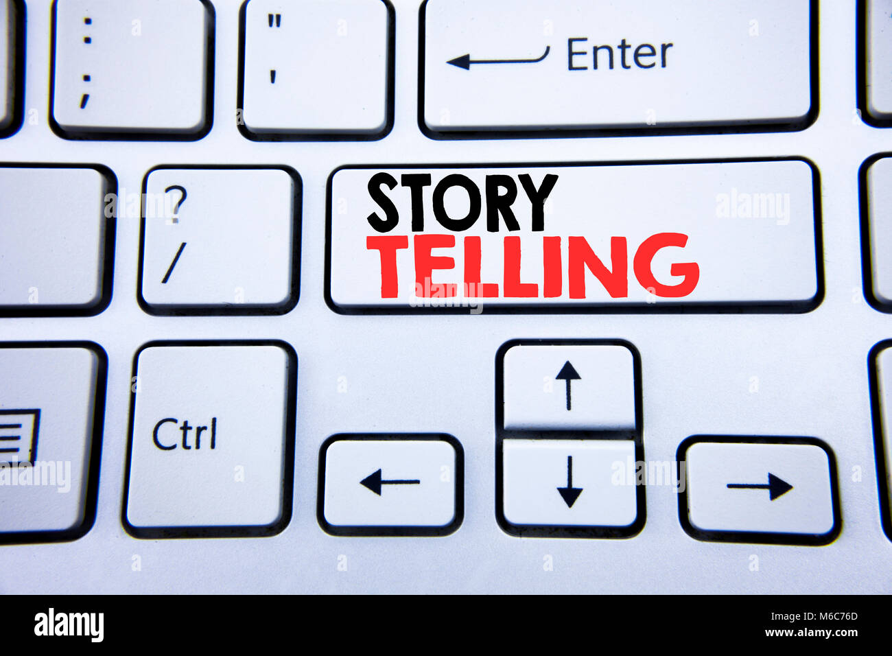 Word, writing Storytelling. Business concept for Teller Story Message ...