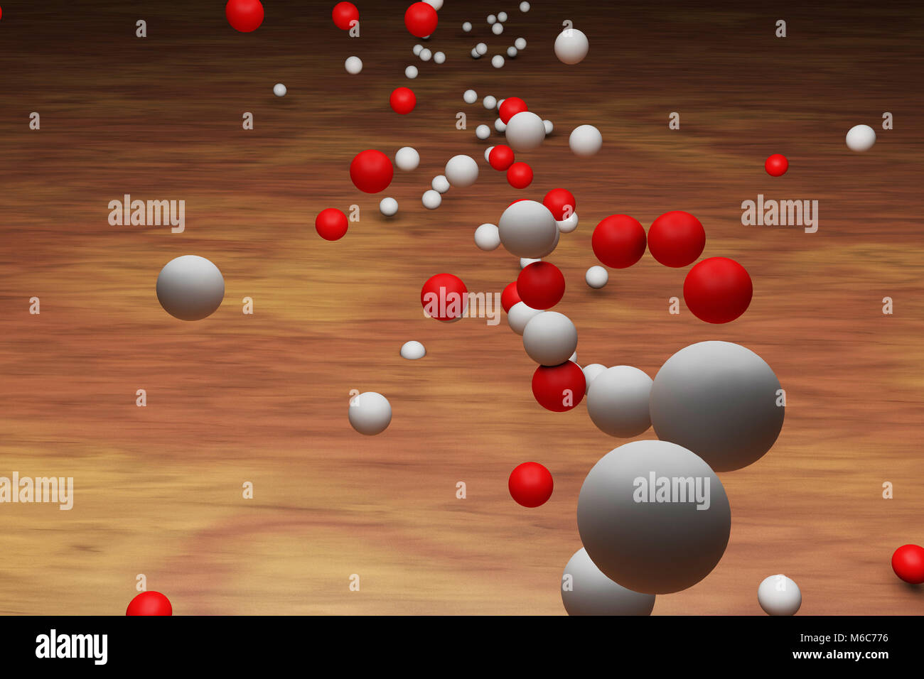 Many balls, confrontation Stock Photo - Alamy