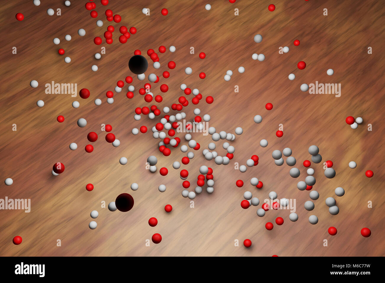 Many balls, confrontation Stock Photo - Alamy