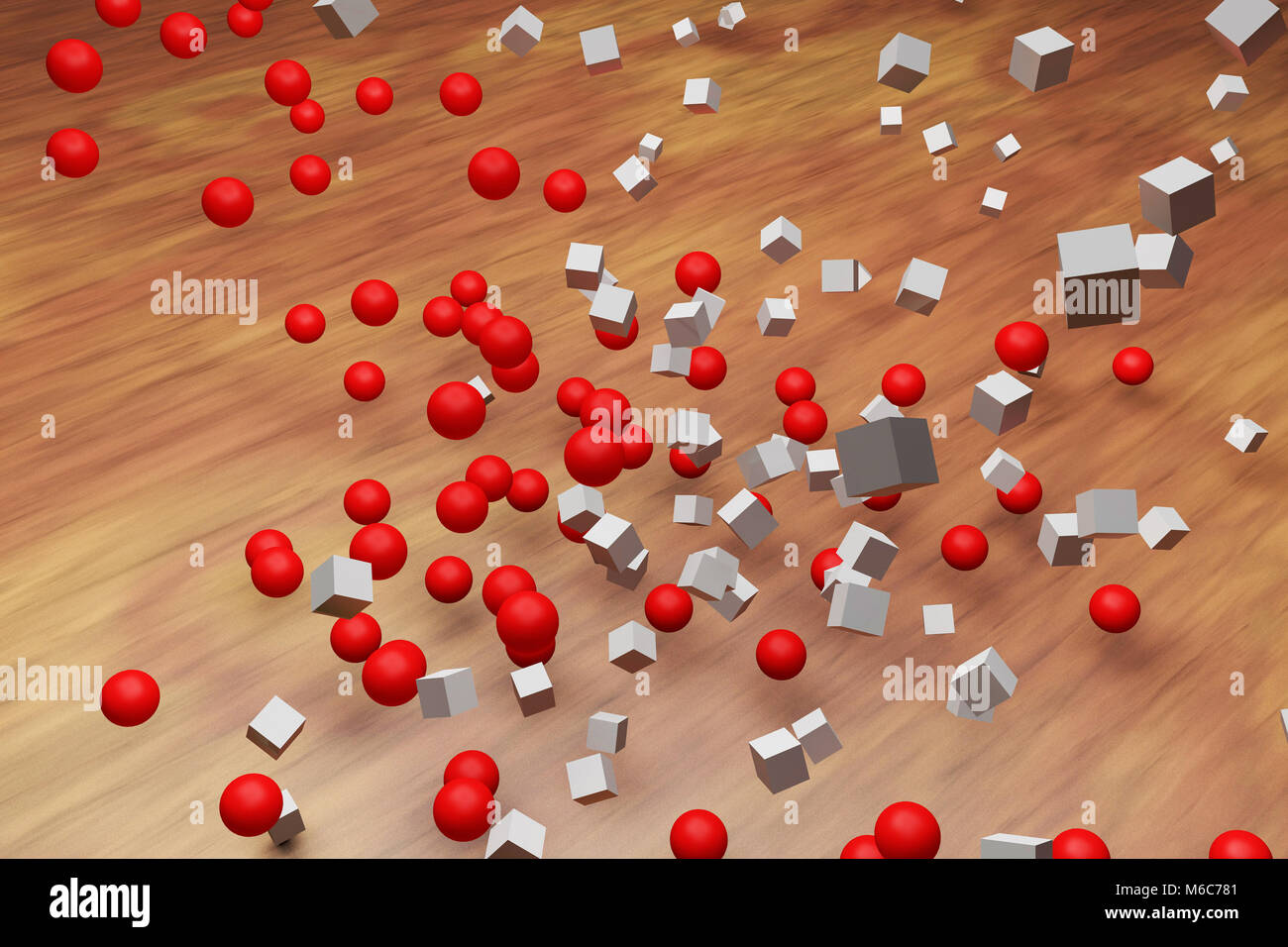 Many balls, confrontation Stock Photo - Alamy