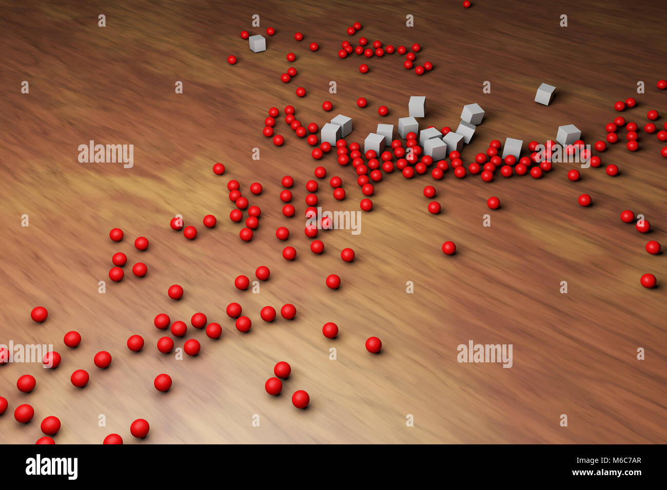 Many balls, confrontation Stock Photo - Alamy