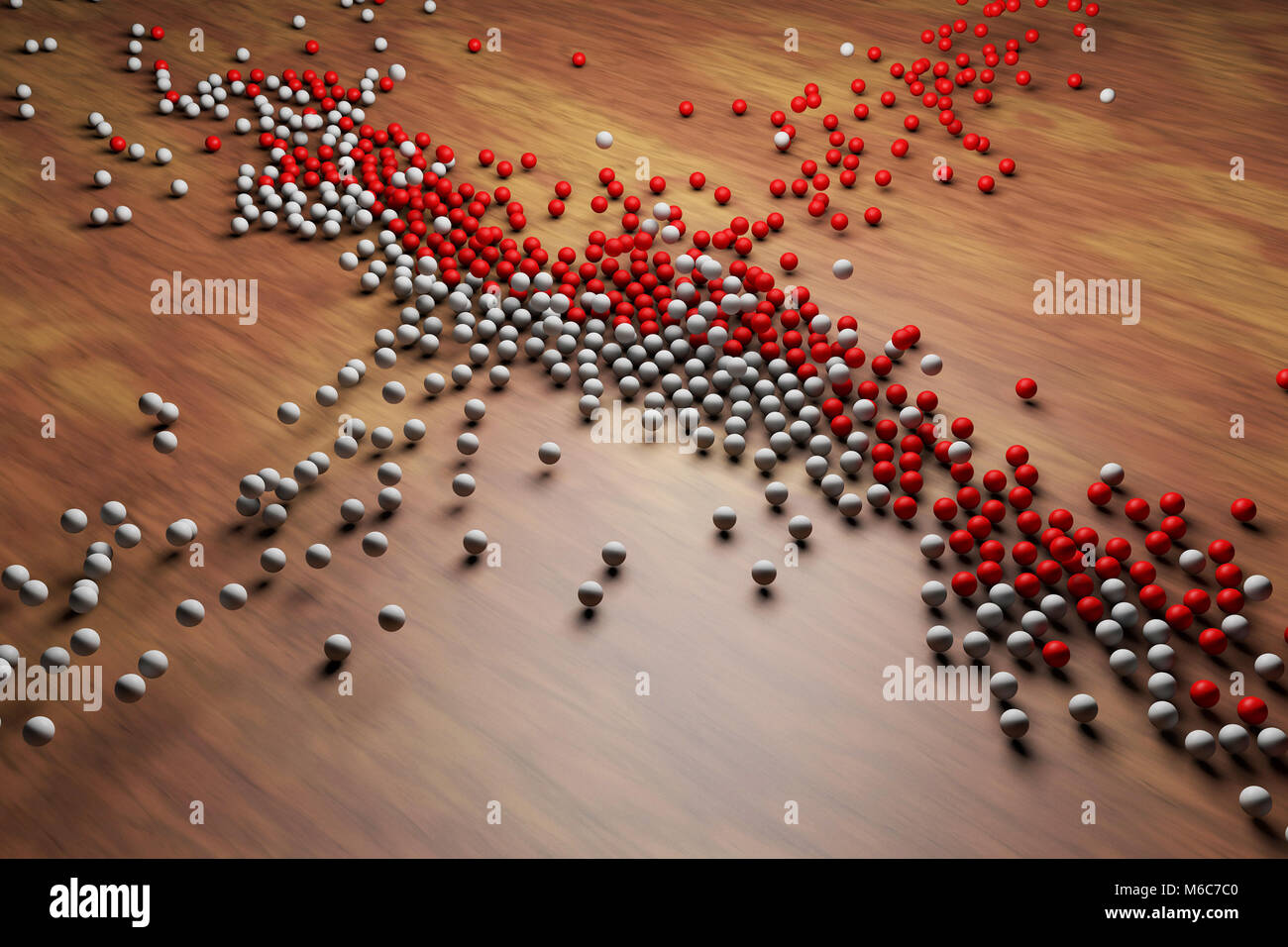Many balls, confrontation Stock Photo - Alamy