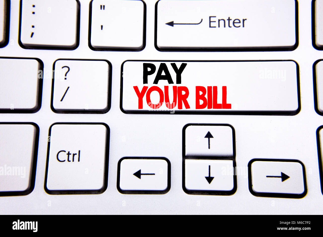Hand writing text caption inspiration showing Pay Your Bill. Business ...