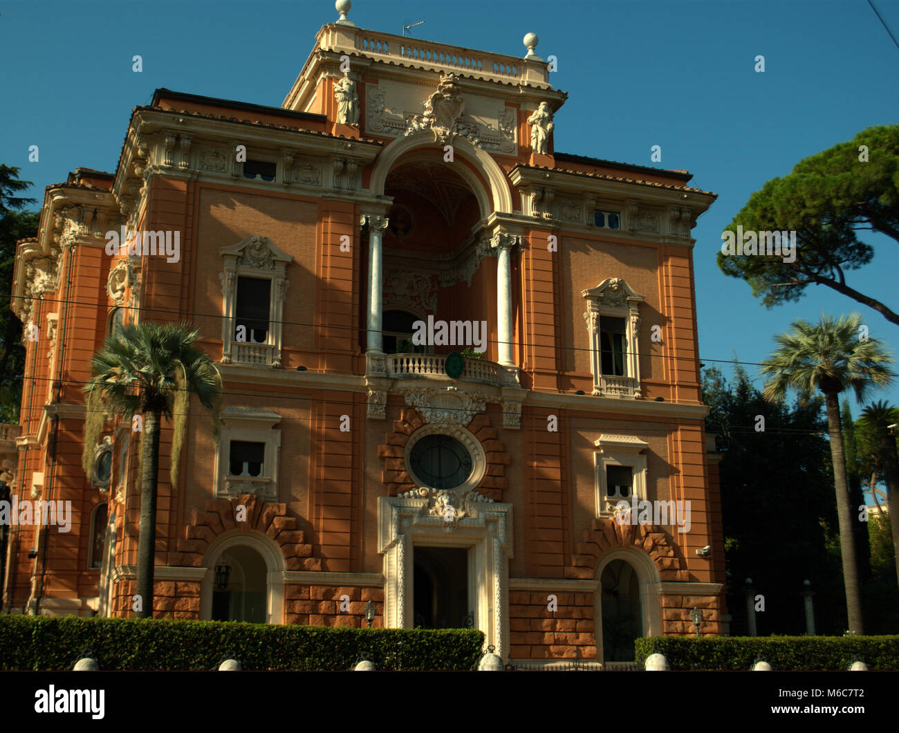 Classic buildings in Rome, Italy, the beauty of the Eternal City Stock ...
