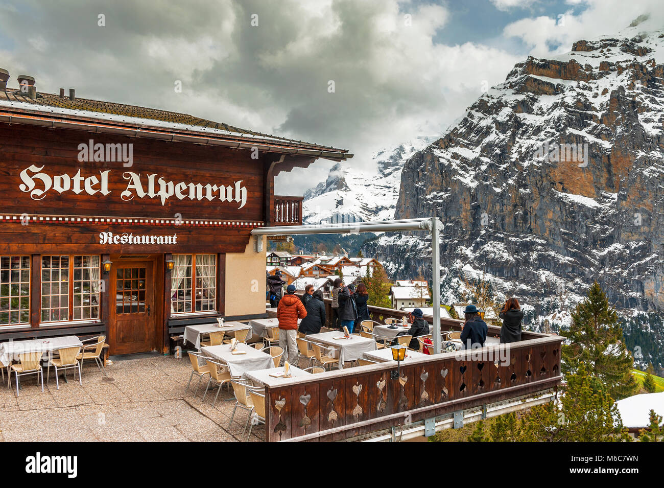 Murren Village House Switzerland High Resolution Stock Photography and ...