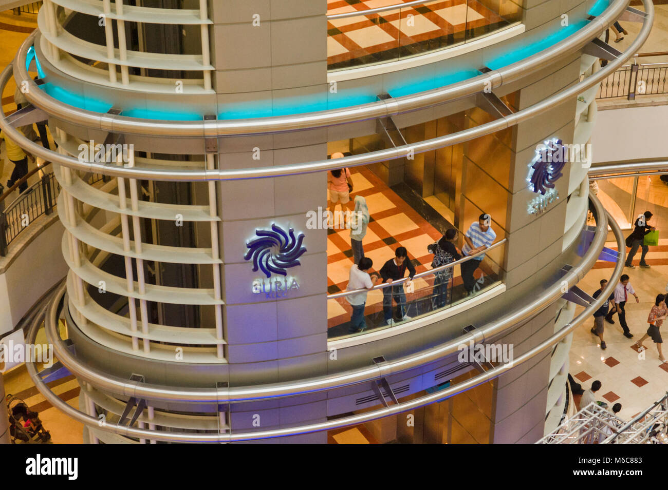 KUALA LUMPUR, MALAYSIA, inside the Mall / February 4, 2018 : the ...