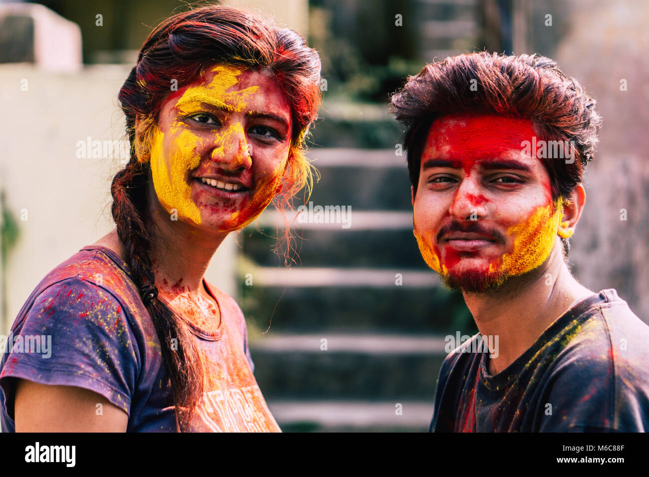 Holi In India Stock Photo - Alamy