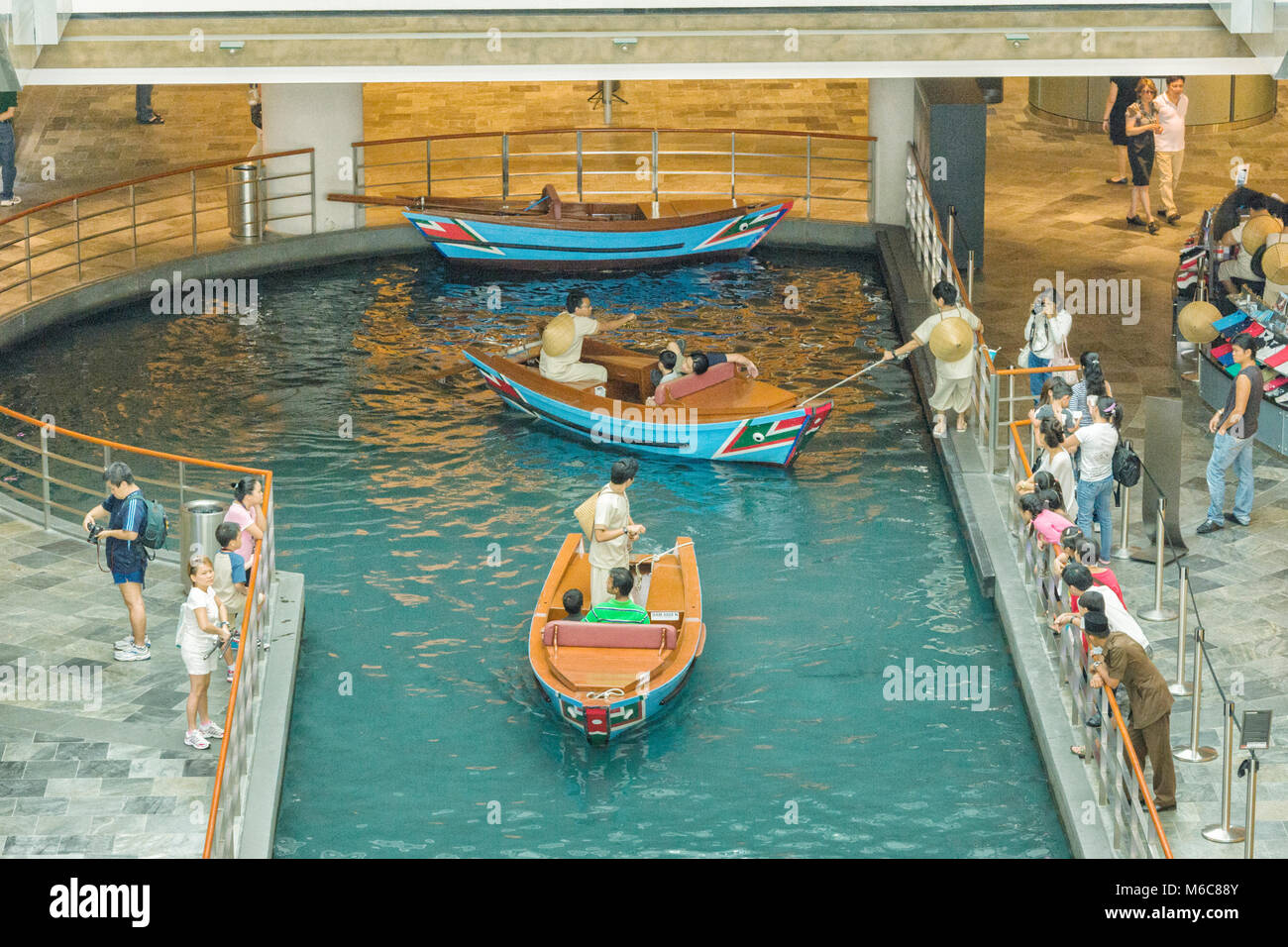 SINGAPORE, inside the Mall / Marina Bay Sands, February 27, 2011 : faux ...