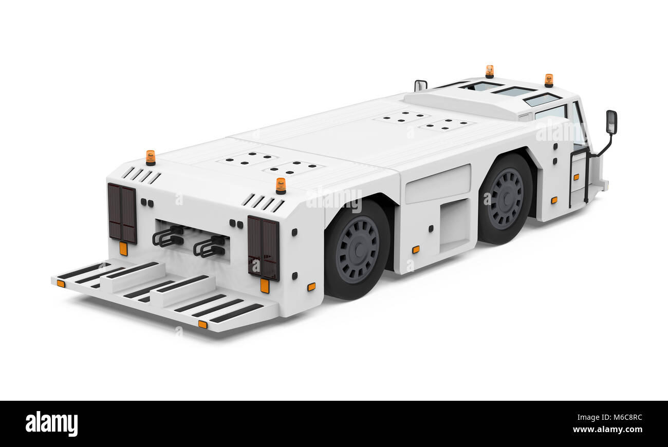 Towing an aircraft Cut Out Stock Images & Pictures - Alamy