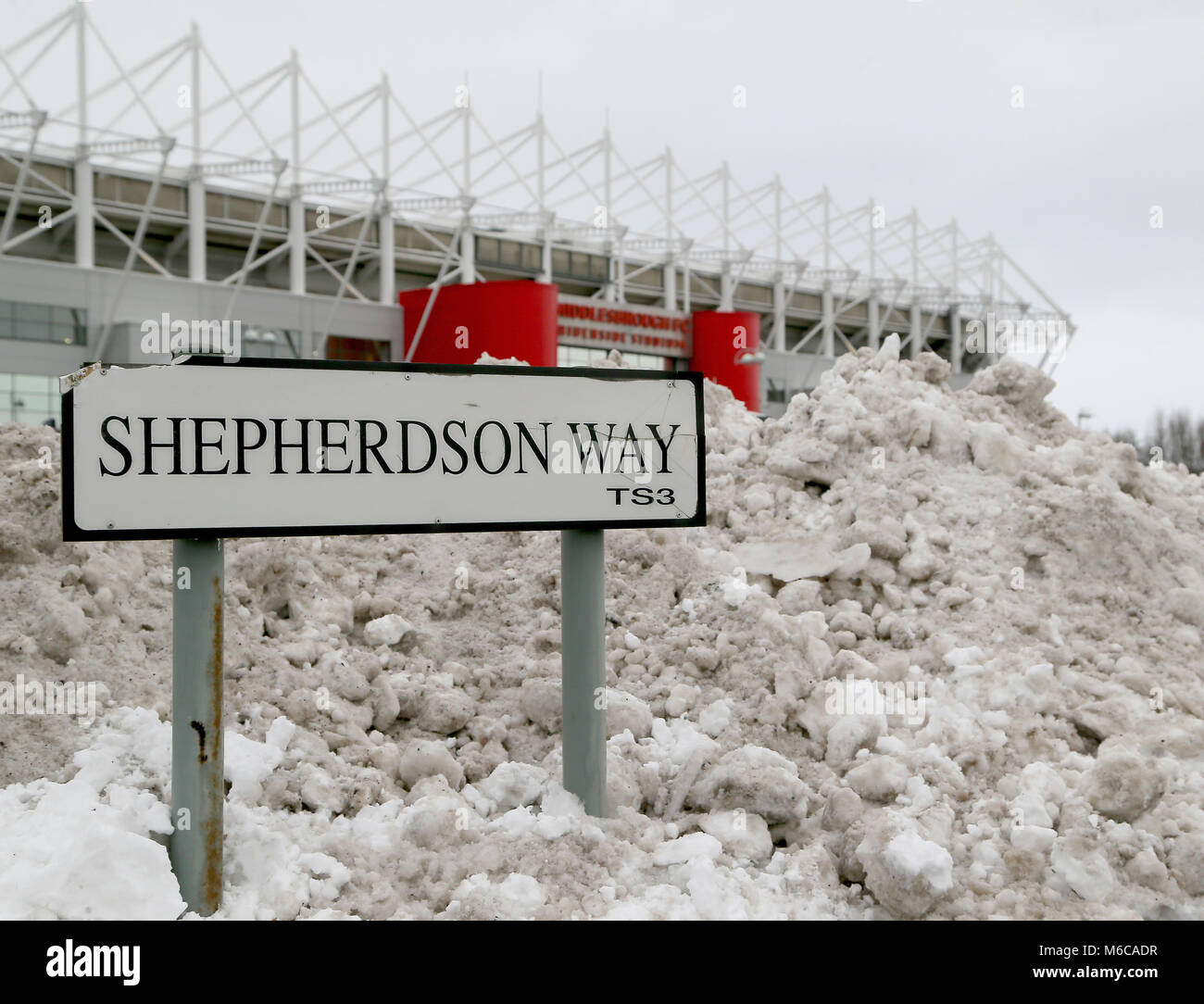 Shepherdson way road sign hi-res stock photography and images - Alamy