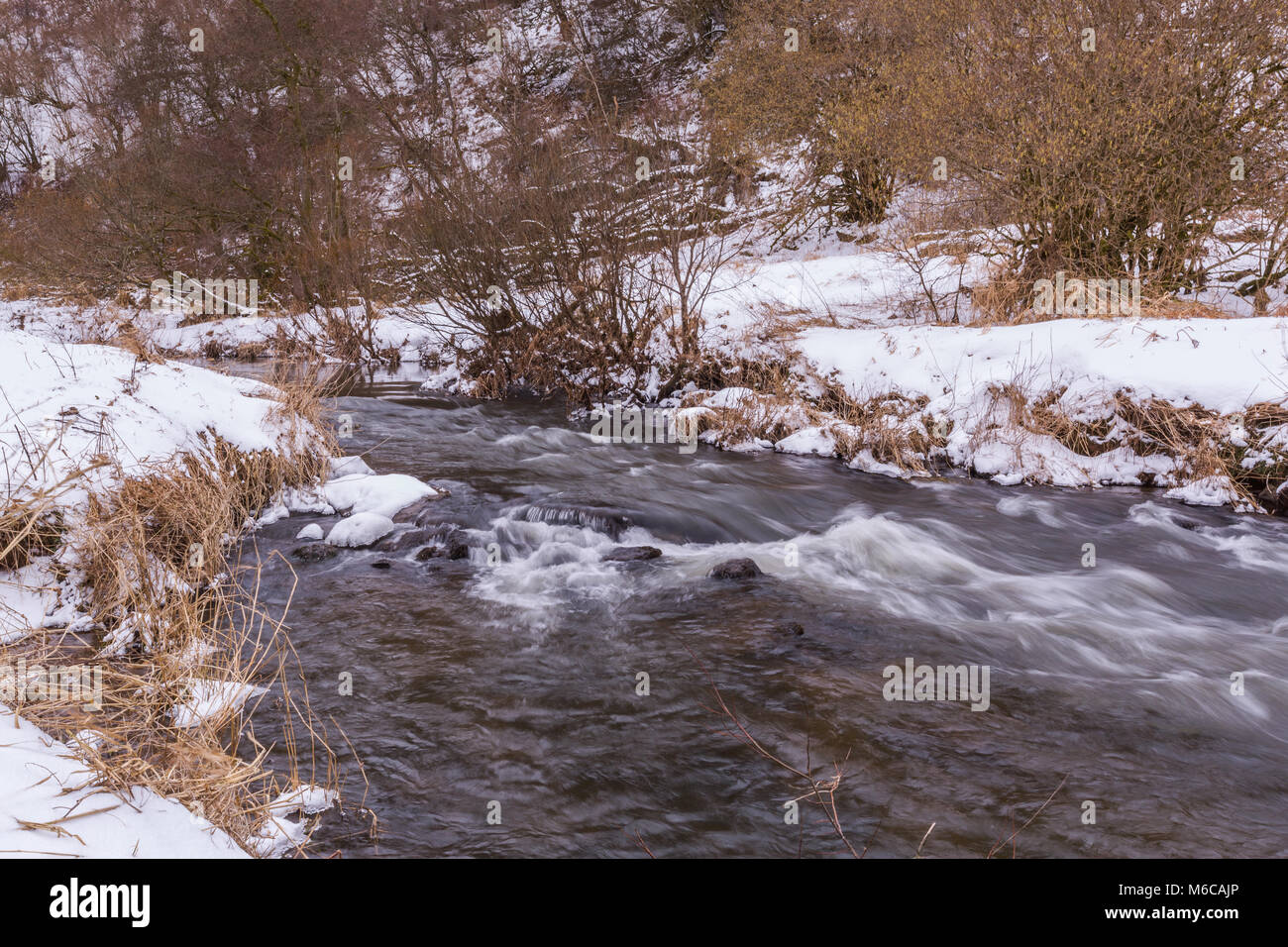 The River Ythan at Braes of Gight Wood near Methlick, Aberdeenshire ...