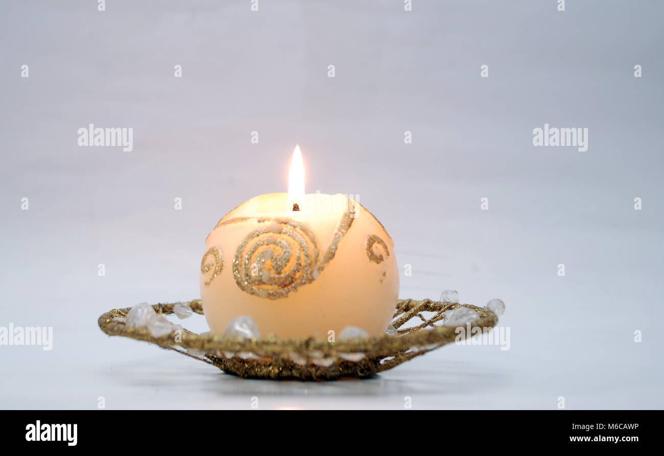 picture of a Ball candle Stock Photo - Alamy