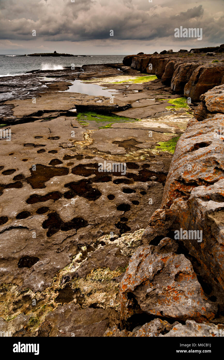 Colorful foreshore rocks at Doolin, Ireland Stock Photo - Alamy