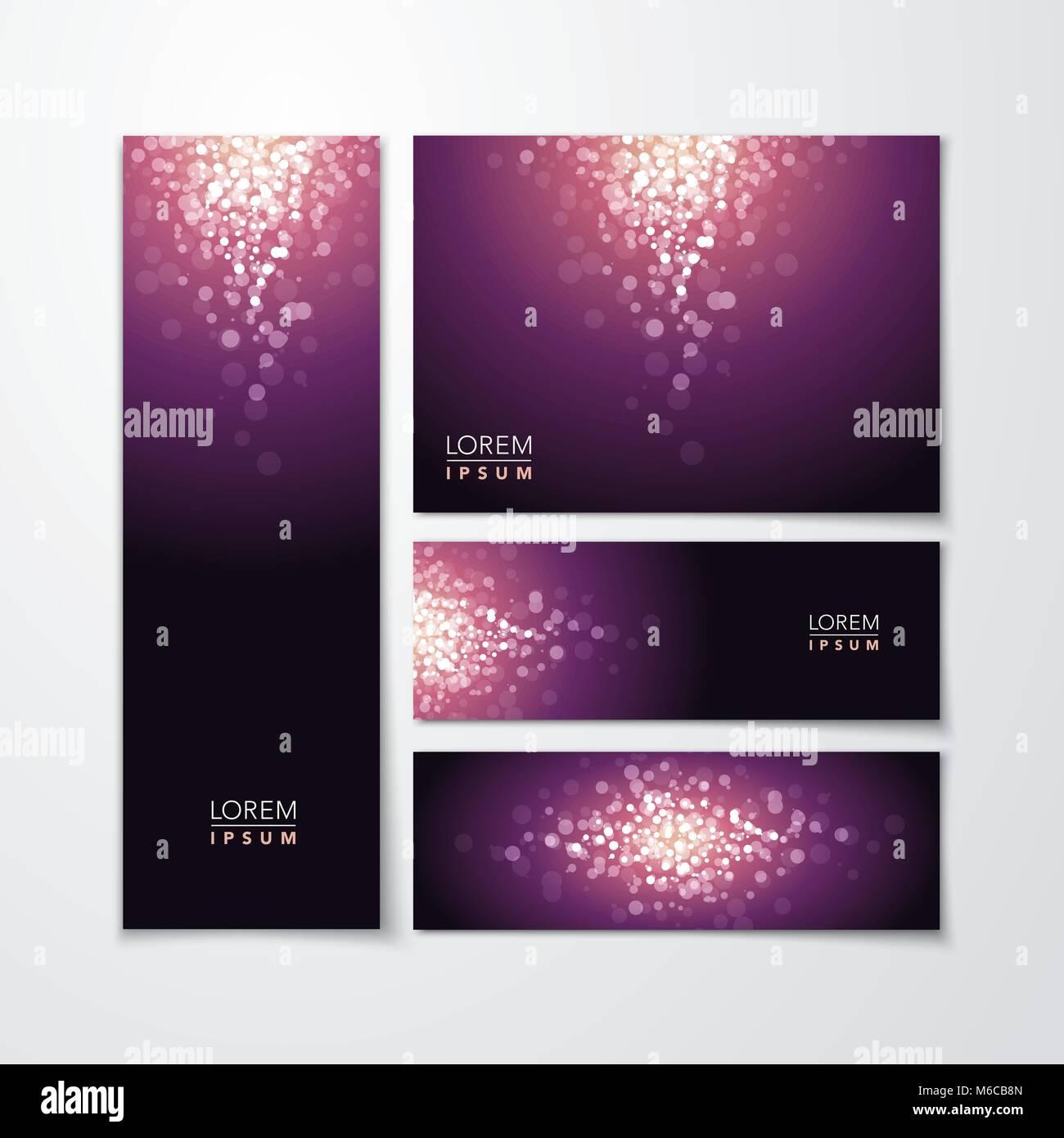 Vector bright banners with circle hi-res stock photography and images ...