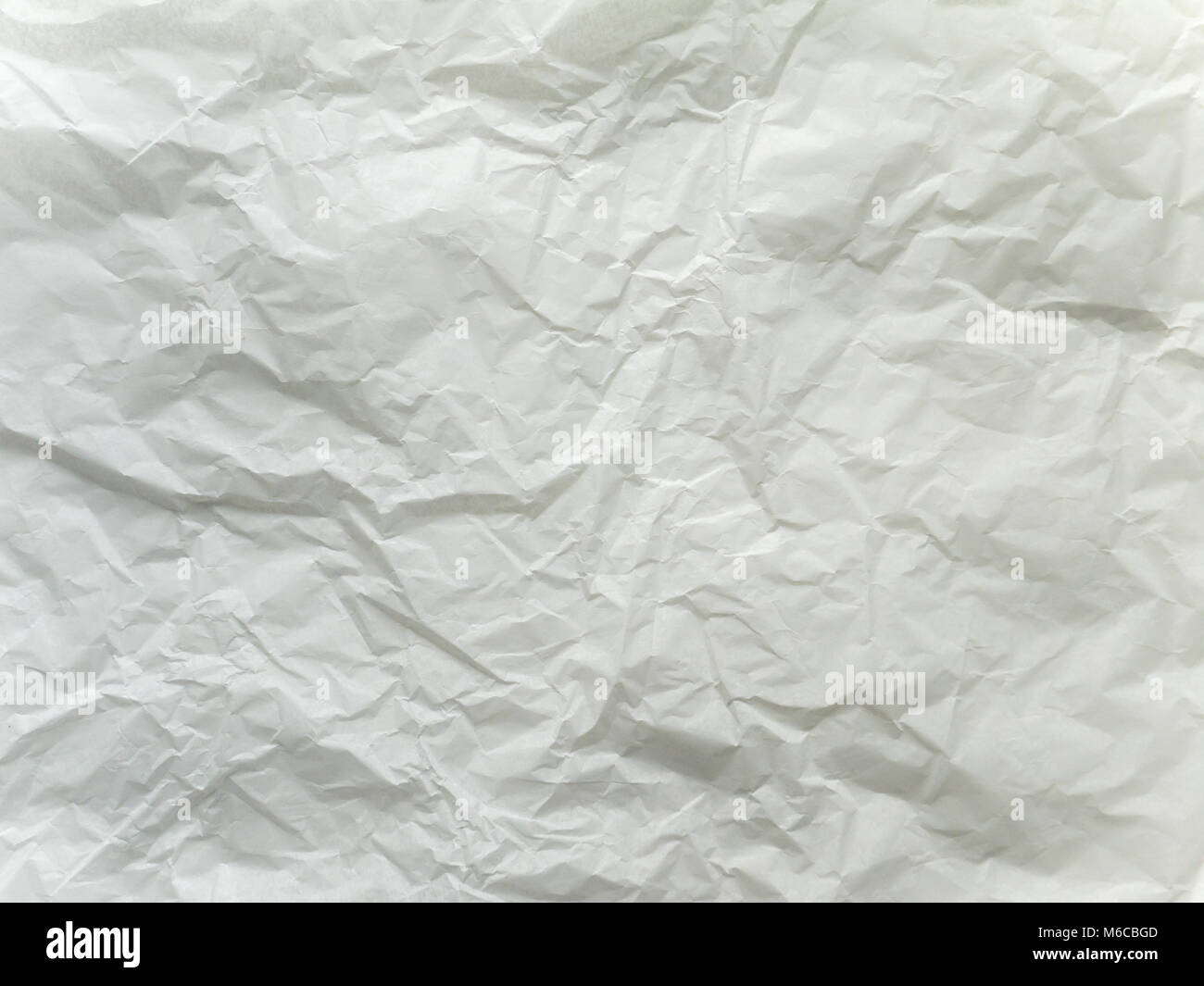 Crumpled white waxed packing paper texture Stock Photo - Alamy