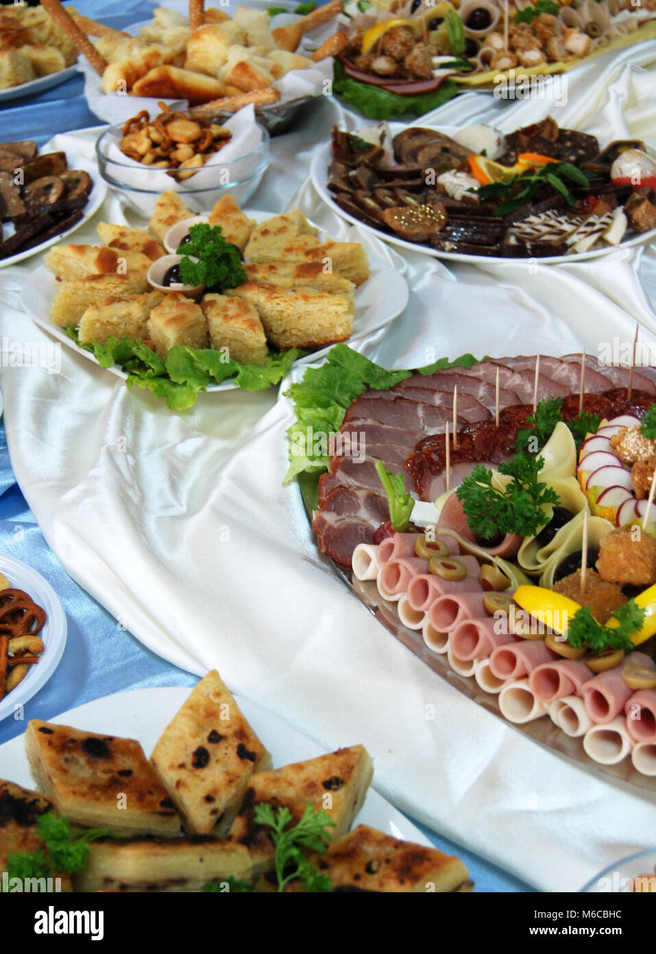 picture of a delicatessen, cold cuts, buffet Stock Photo - Alamy