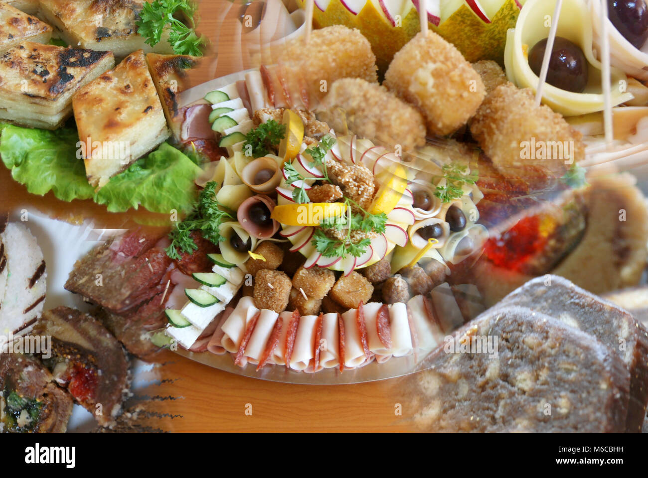 picture of a delicatessen, cold cuts, buffet Stock Photo - Alamy