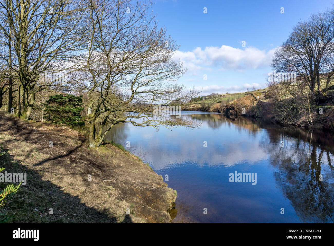Holme Styes Reservoir, Holmfirth, West Yorkshire, England, West ...