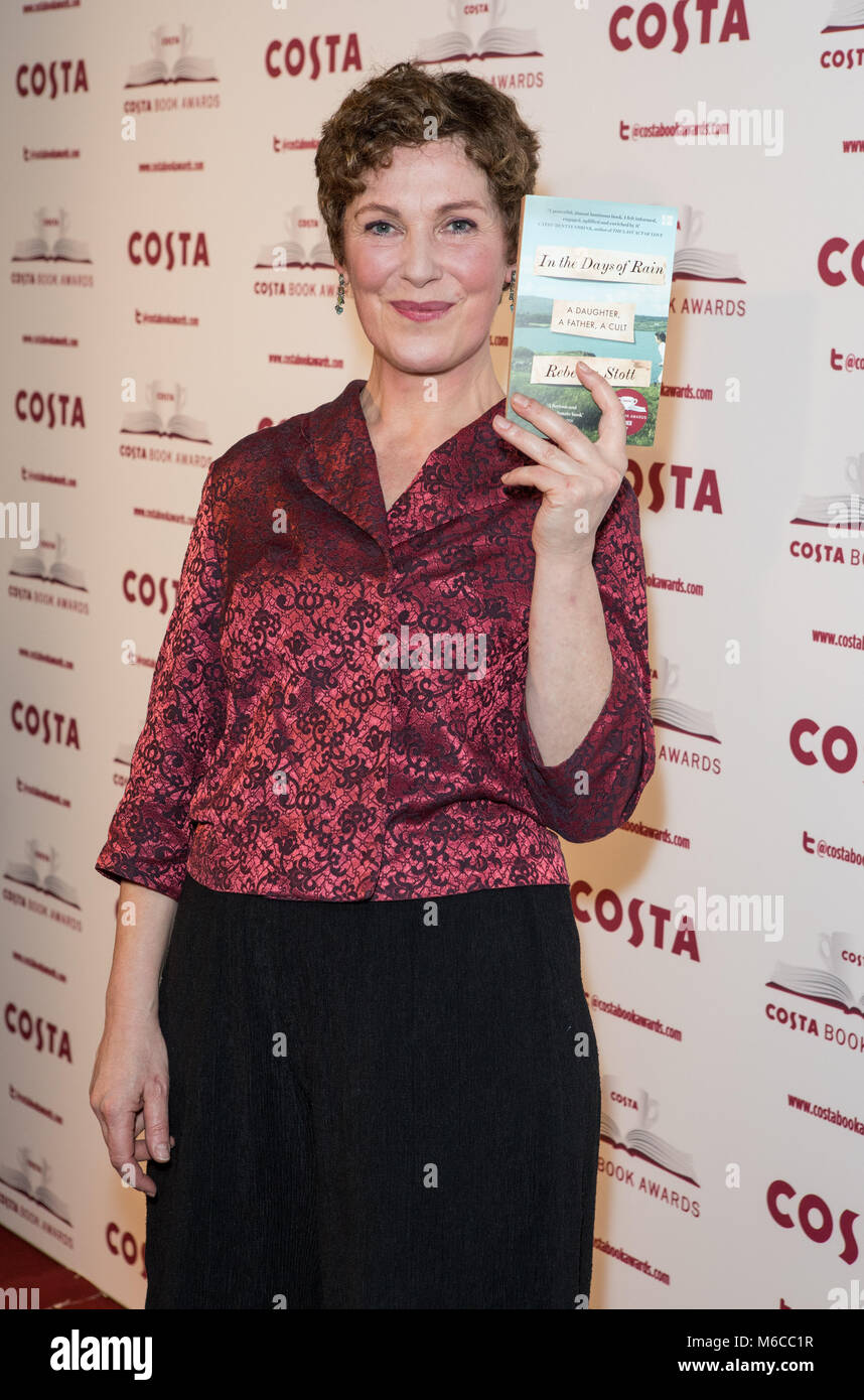Guests attend Costa Book Awards 2017 Featuring: Rebecca Stott, Costa ...