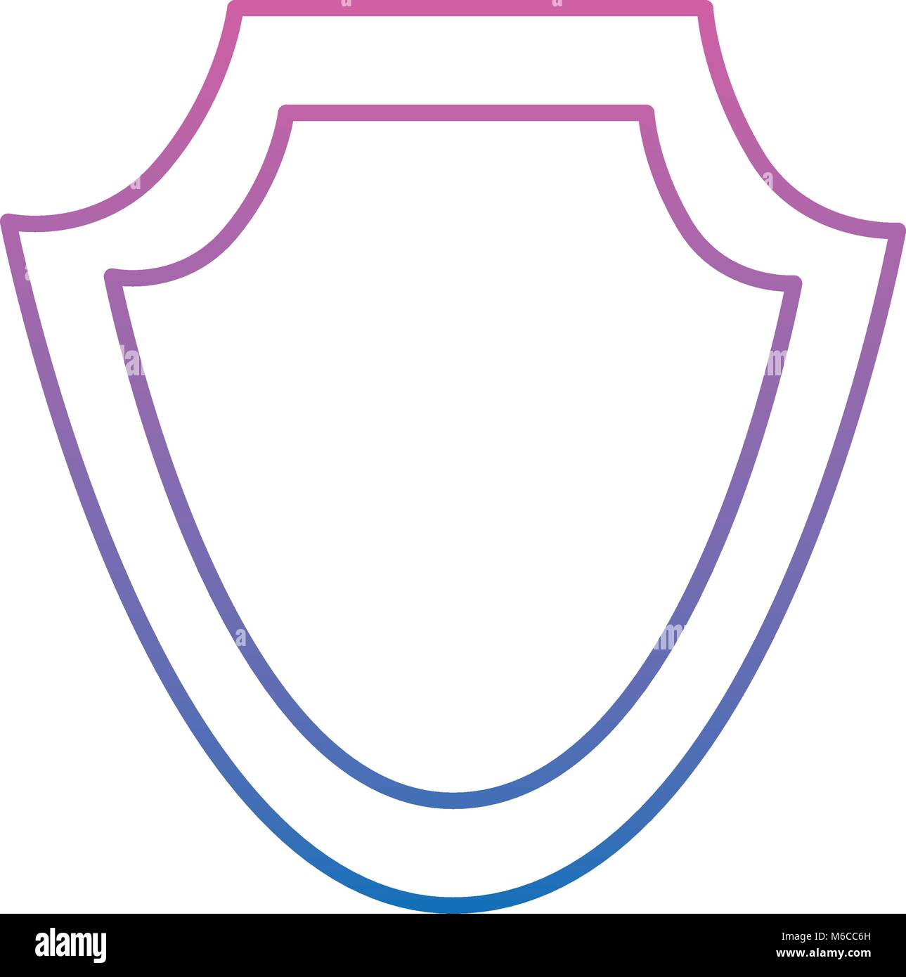police badge icon image vector illustration design purple to blue ombre ...