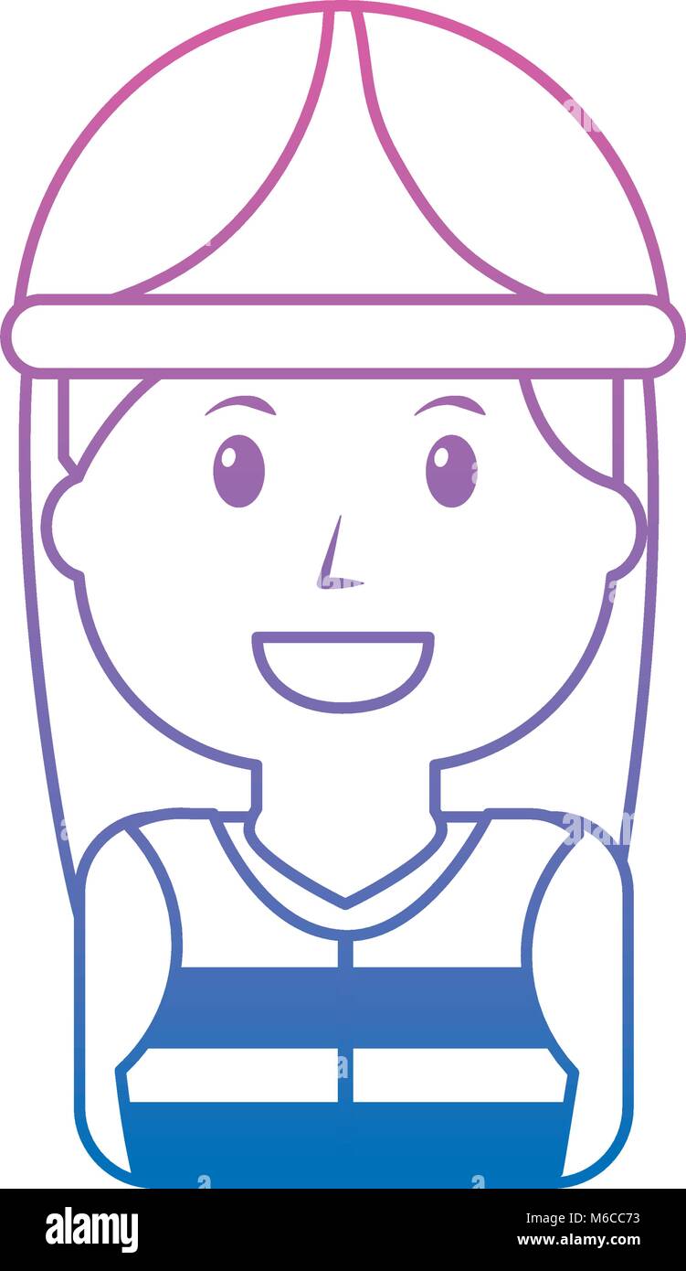 woman engineer or contractor icon image vector illustration design ...