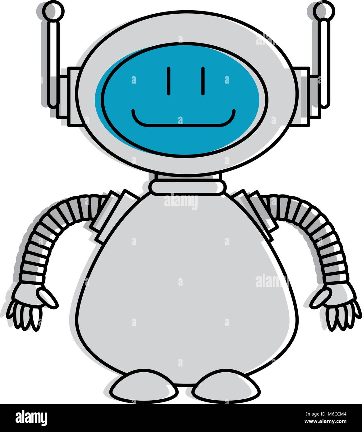technological robot character icon Stock Vector Image & Art - Alamy