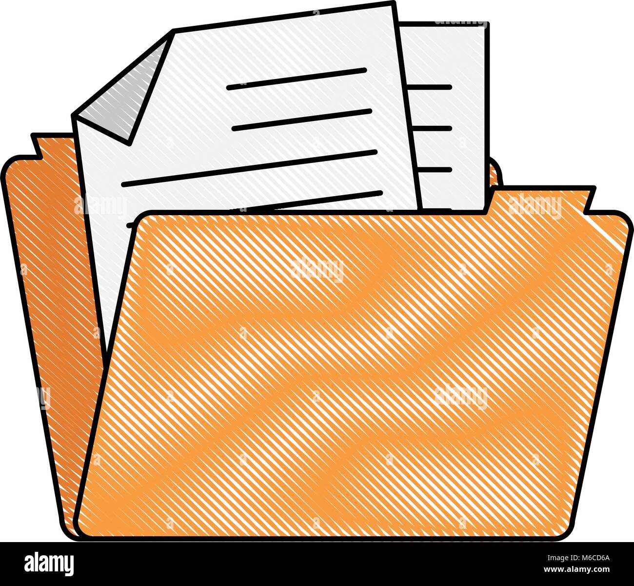 file folder isolated icon Stock Vector Image & Art - Alamy