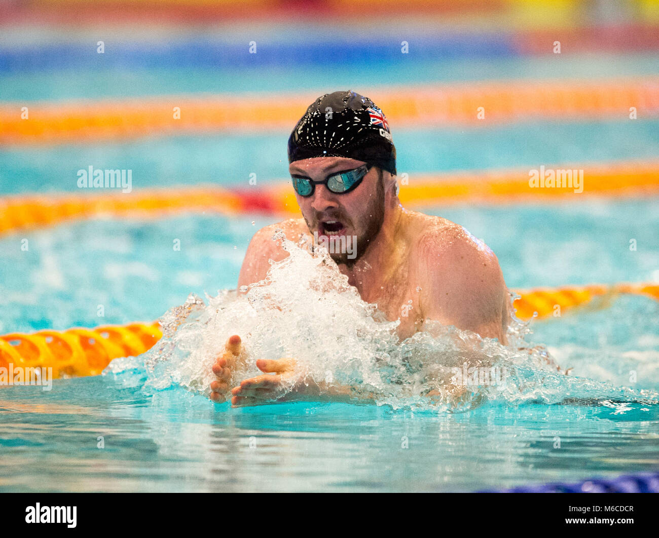 Ross Murdoch swimming in Men's 200m Breaststroke final during day two ...