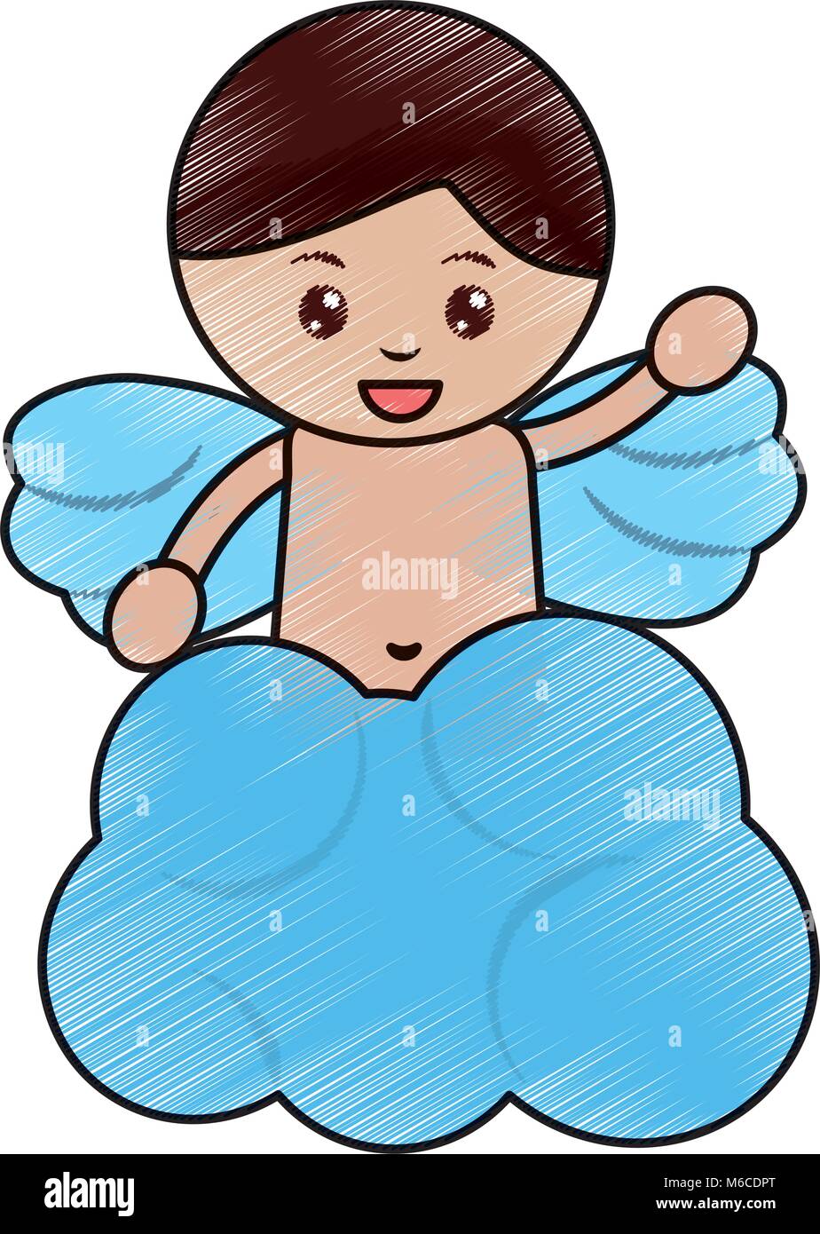 baby angel icon image Stock Vector Image & Art - Alamy