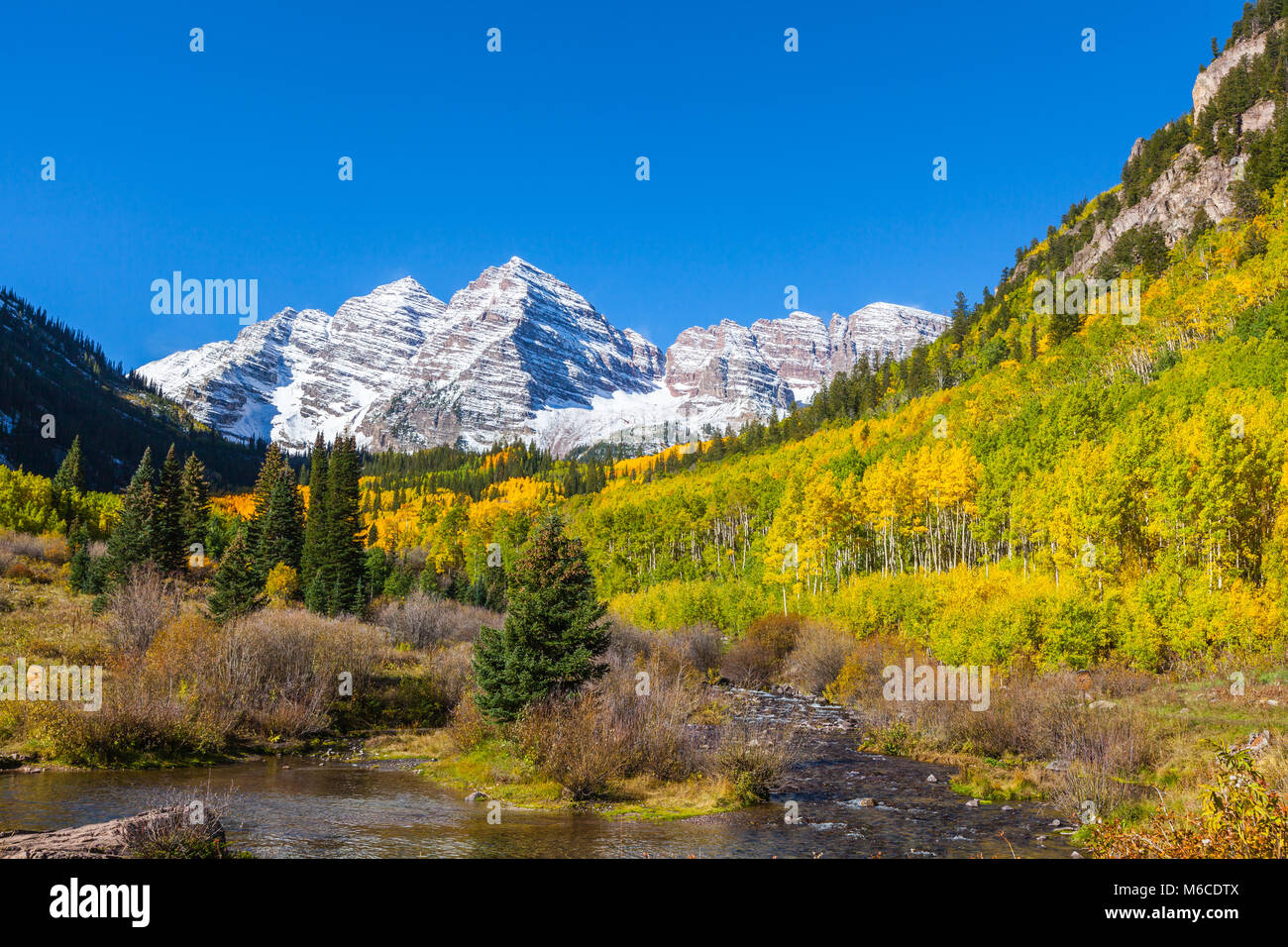 Maroon Bells Aspen Colorado Fall Landscape Stock Photo - Alamy