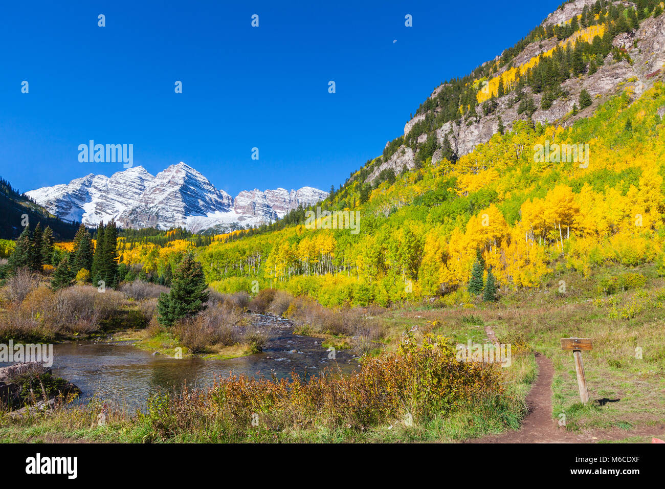 Maroon Bells Aspen Colorado Fall Landscape Stock Photo - Alamy