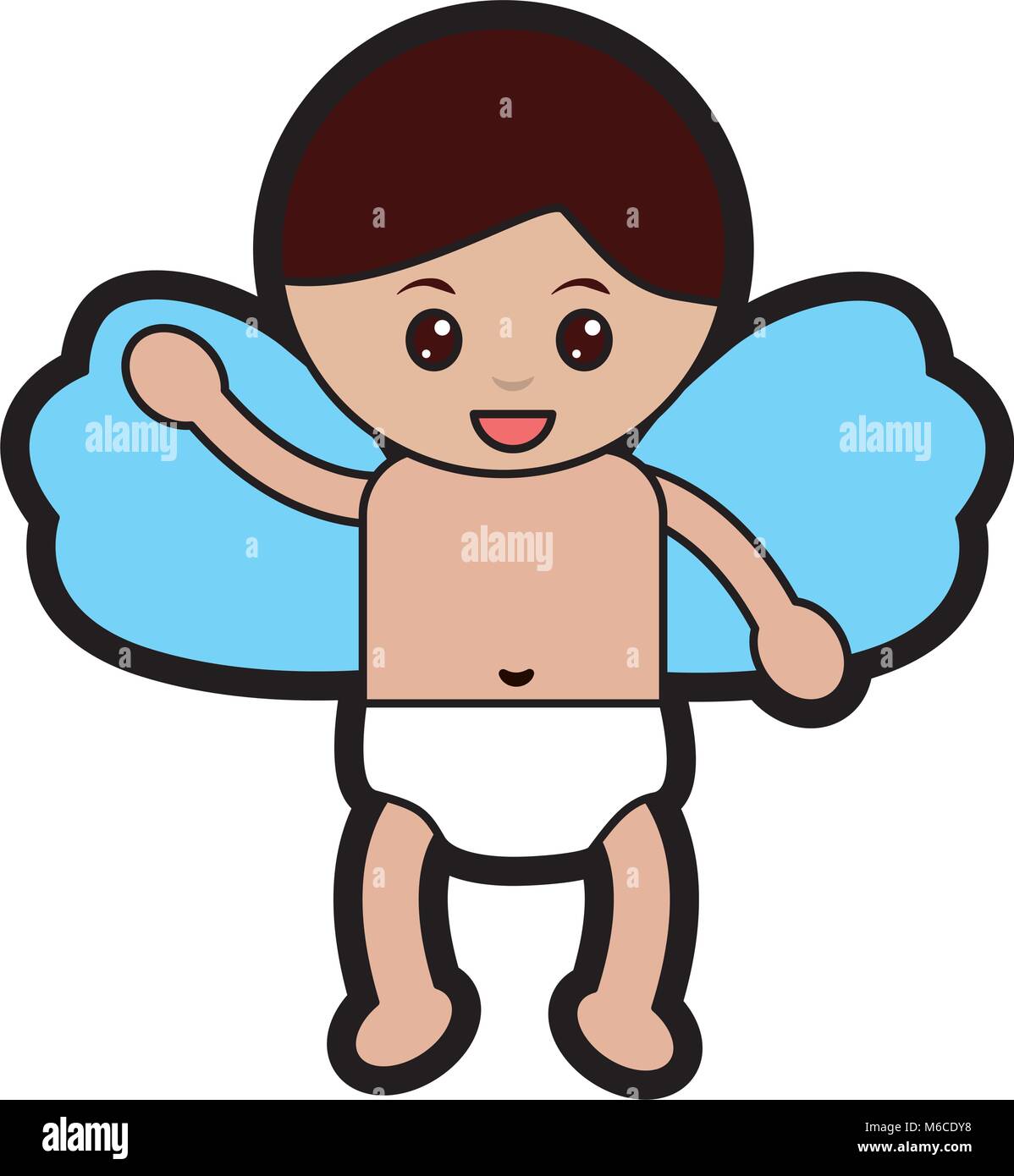 baby angel icon image Stock Vector Image & Art - Alamy