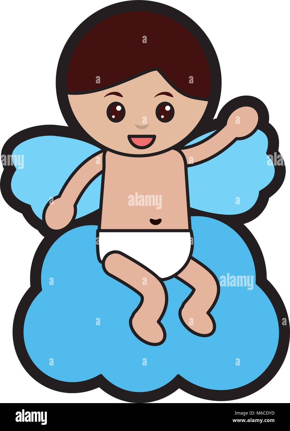baby angel icon image Stock Vector Image & Art - Alamy