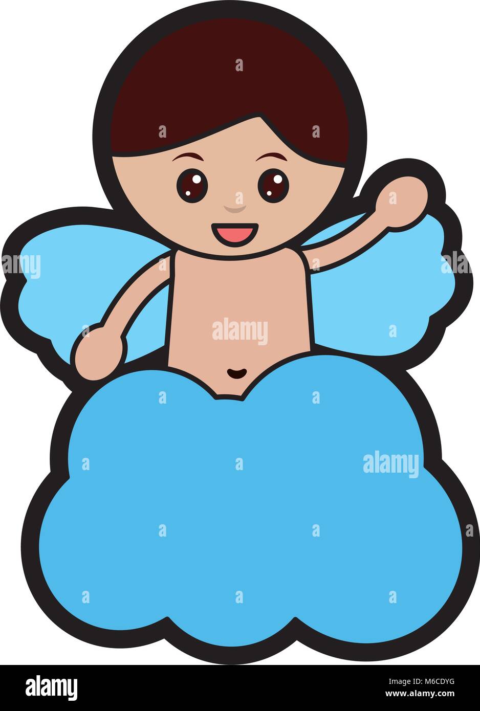baby angel icon image Stock Vector Image & Art - Alamy