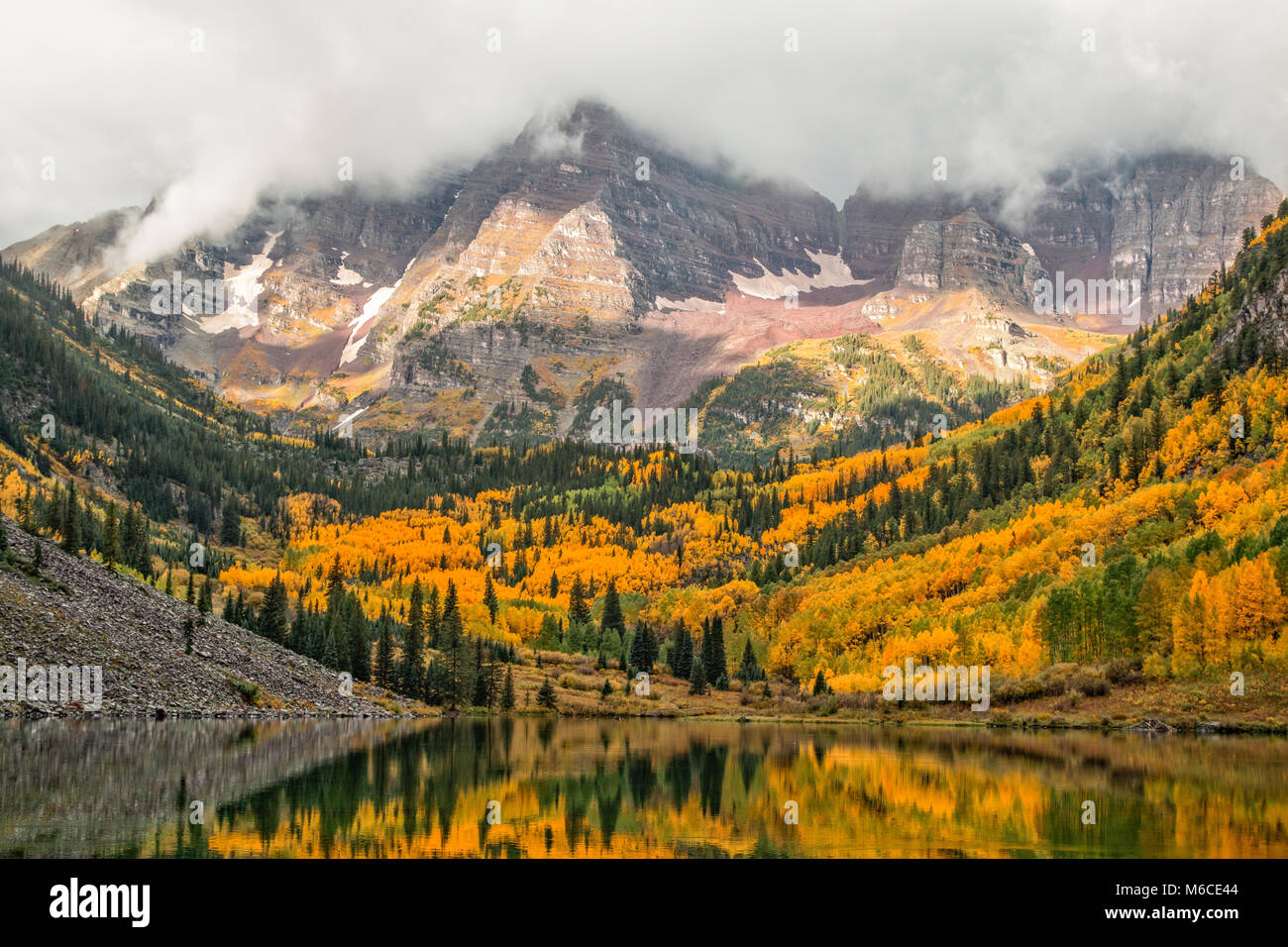Maroon Bells Aspen Colorado Fall Landscape Stock Photo - Alamy