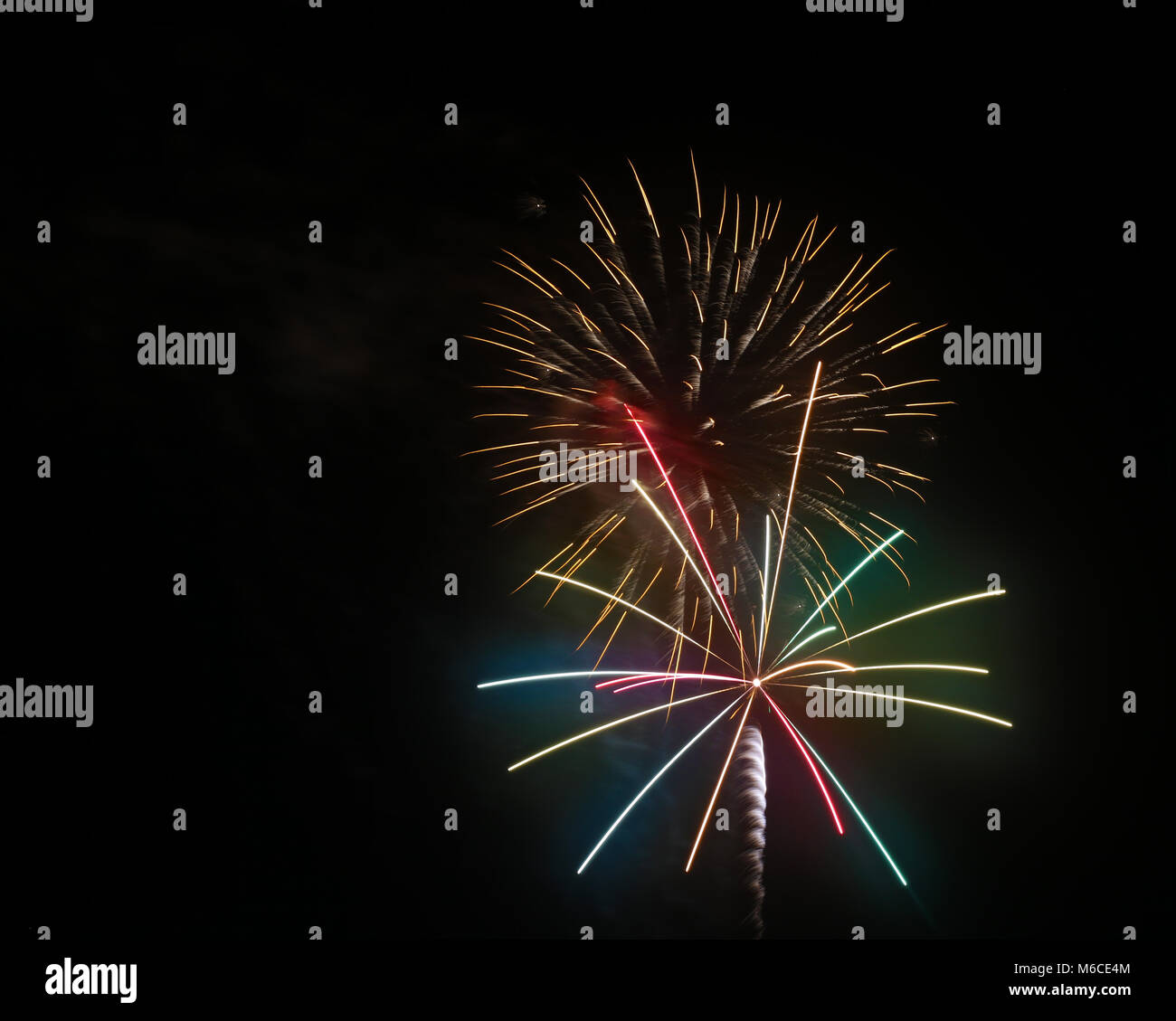 July 4th Fireworks Display in South Carolina Stock Photo - Alamy