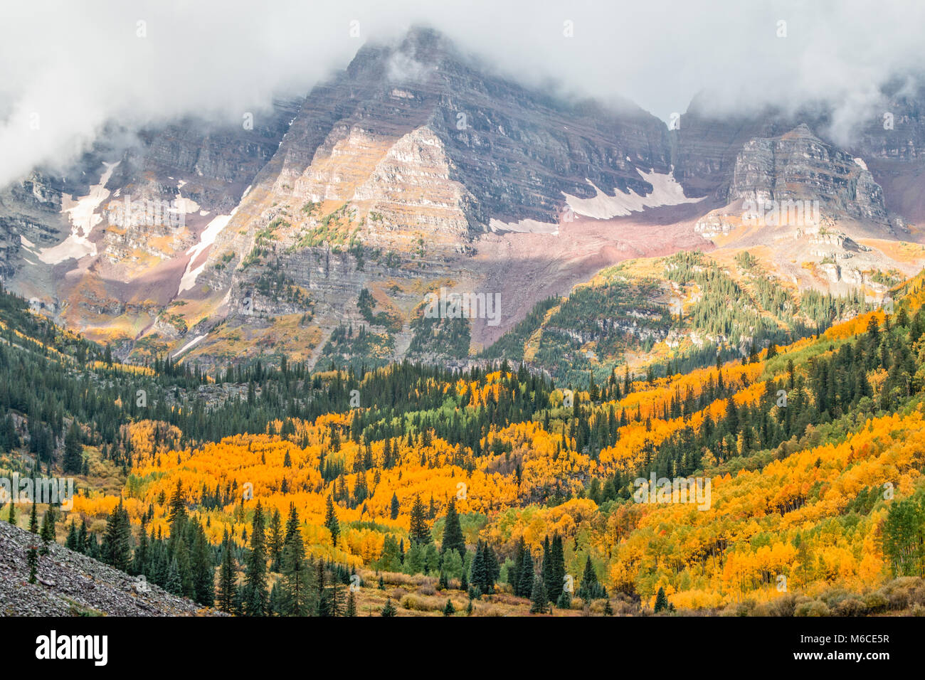 Maroon Bells Aspen Colorado Fall Landscape Stock Photo - Alamy