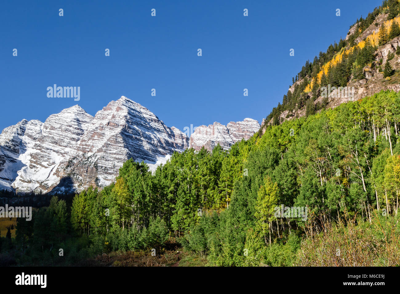 Maroon Bells Aspen Colorado Fall Landscape Stock Photo - Alamy